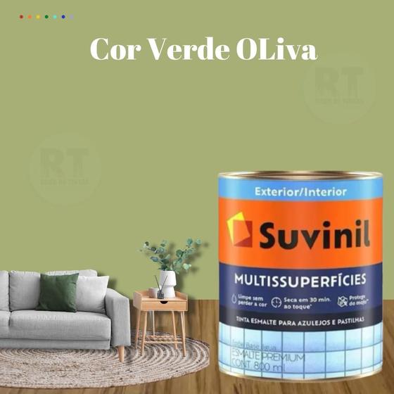 Tinta Epóxi Suvinil Multissuperfícies Antimofo Base Água Cor Verde ...