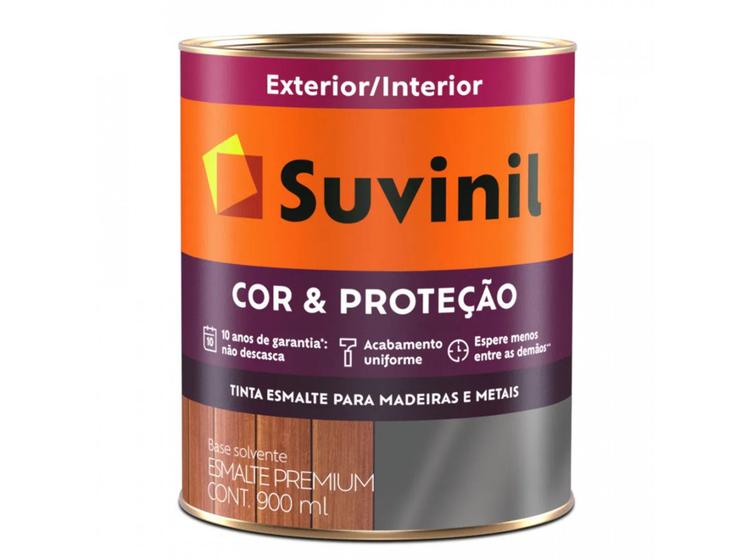Tinta esmalte cor e proteção suvinil branco fosco 900ml - Esmalte ...