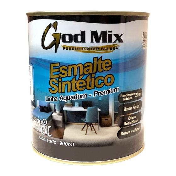 Tinta Esmalte Sintético à Base d'água Linha Aquarium God Mix Cores ...