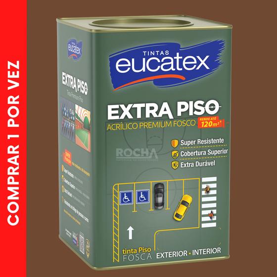 Tinta Extra Piso Eucatex 18L - Tinta para Parede / Madeira / Aço ...