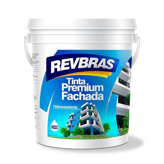 Tinta Fachada Revbras Branca 18L Tinta Elastica - Tinta para Parede ...