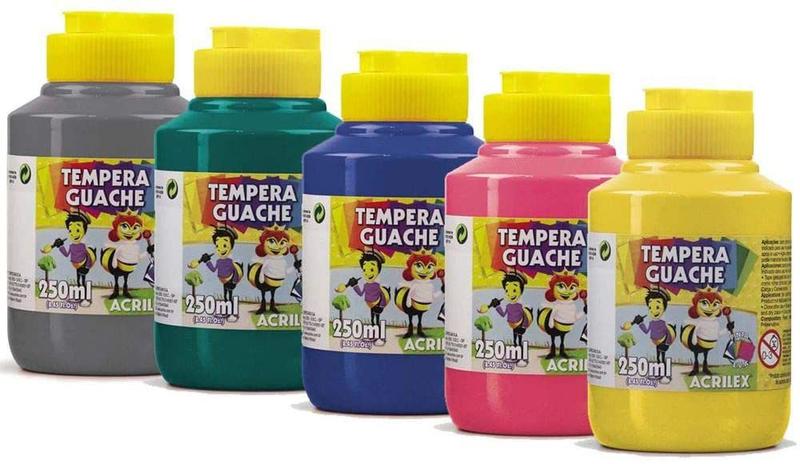 Tinta Guache 250ml ACRILEX - Tintas para Artesanato - Magazine Luiza