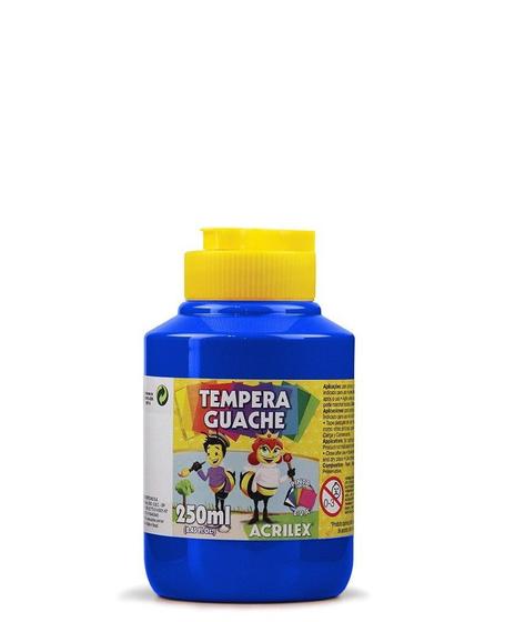 Tinta Guache 250Ml Azul Turquesa 501 Acrilex - Tinta Guache - Magazine ...