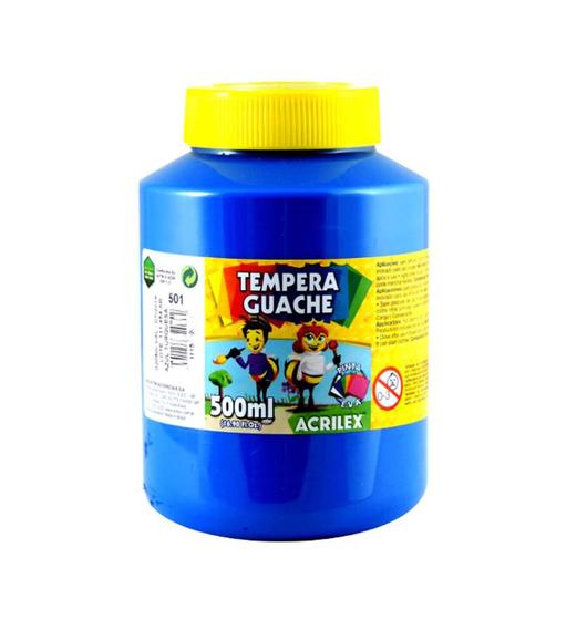 Tinta Guache 500ml Azul Turquesa Acrilex - ACRILEX - ESCOLAR - Tinta ...