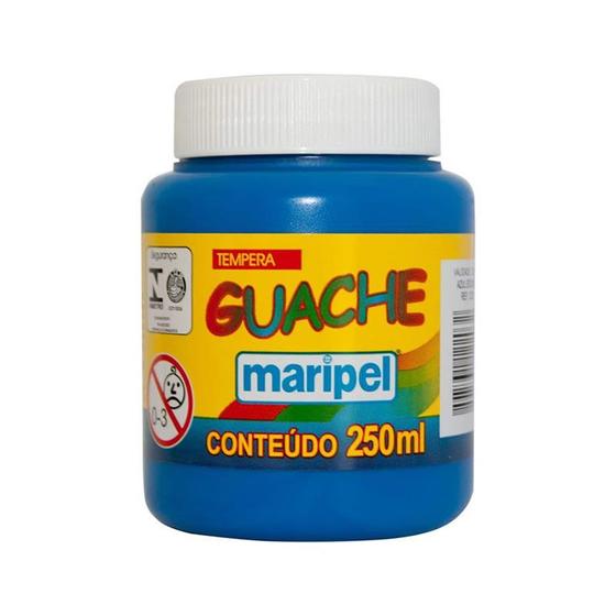 Tinta Guache Maripel 250ml Azul Escuro - Tinta Guache - Magazine Luiza