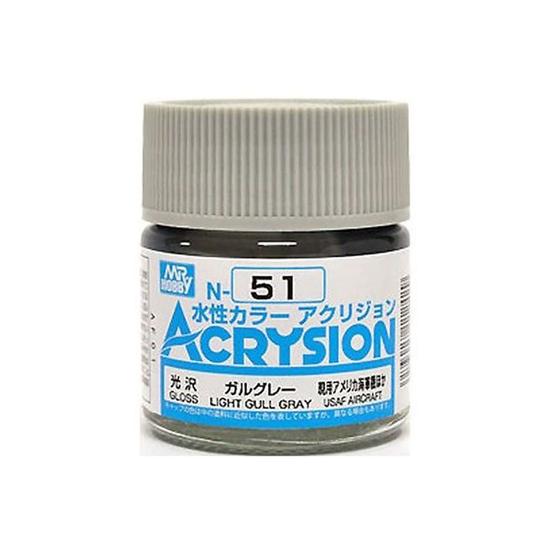 Tinta Gunze Acrysion N051 Light Gull Gray Gloss 10 ml - Tinta de Cabelo ...