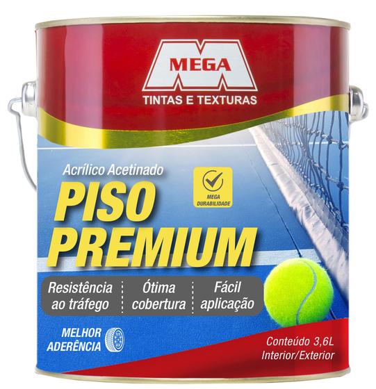 Tinta Mega Piso Concreto Premium 3,6l - Mega Tintas e Texturas - Tinta para Parede / Madeira ...