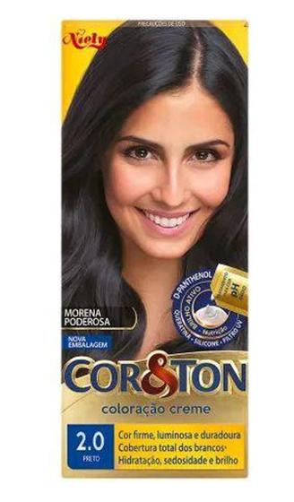 Tinta mini-kit pratico cor&ton 2.0 preto - Cor e Ton - Tinta de Cabelo ...