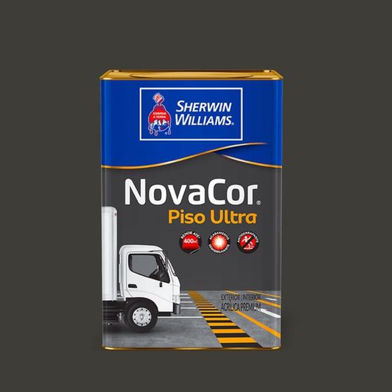 Tinta Novacor Piso Ultra Cinza Chumbo Semi Brilho 18 Litros - SHERWIN ...