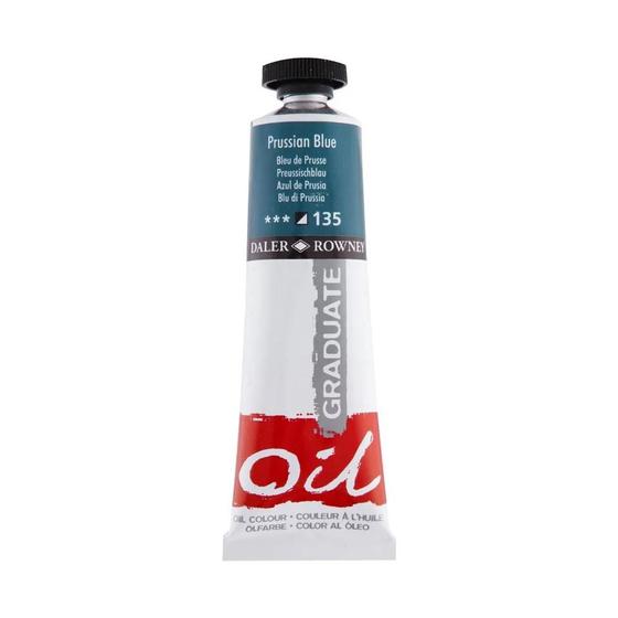 Tinta Óleo Graduate 38ml Azul Da Prússia 135 Daler Rowney - Pintura ...