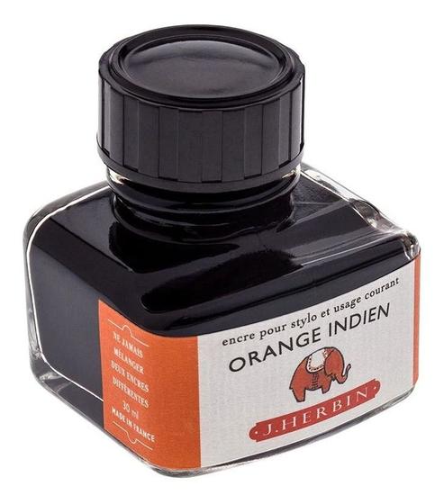 Tinta Para Caneta Tinteiro Herbin Orange Indien 30ml - Carga para ...