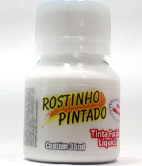 Tinta para pintar o rosto Branco 35 ml Rostinho Pintado - Tinta para ...