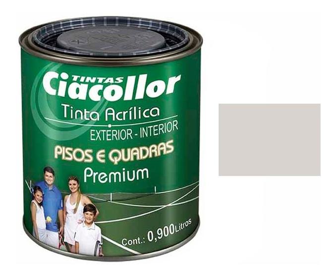 Tinta Piso E Quadras Gelo Ciacollor 900ml Exterior / Interior - Tinta ...