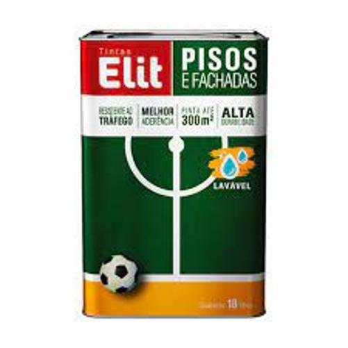 Tinta Pisos E Fachadas Cinza Chumbo Lt 18L Elit - Argalit Elit - Tinta ...