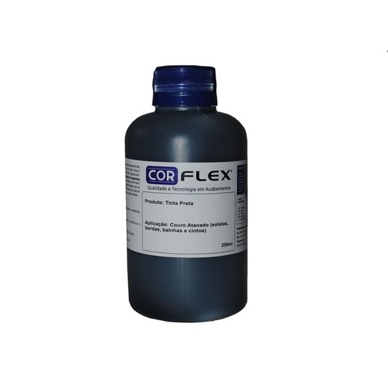 Tinta Preta (Borda Italiana) - Corflex - Tinta para Couro - Magazine Luiza