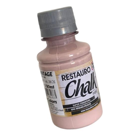 Tinta Restauro Chalk Paint 100ml Alta Cobertura - True Colors - Tinta ...