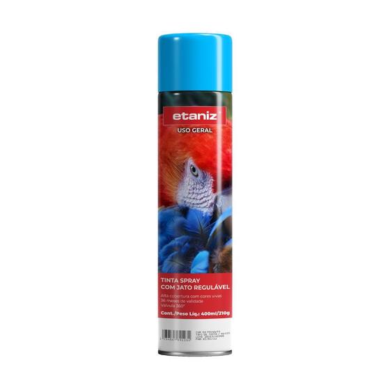 Tinta spray azul claro uso geral 400ml/210g etaniz - Tinta Spray para ...