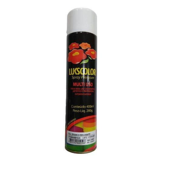 Tinta Spray Decor Multiuso Branco Brilhante Colorgin - Luckscolor ...