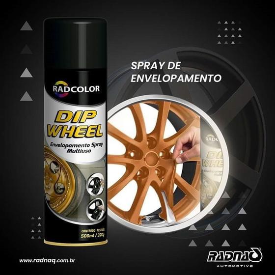 Tinta Spray Dip Wheel Envelopamento de Rodas Radcolor 400ml - Tinta ...