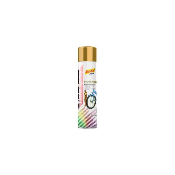 Tinta Spray Dourado Metálico 400ml Mundial - Mundial Prime - Tinta ...