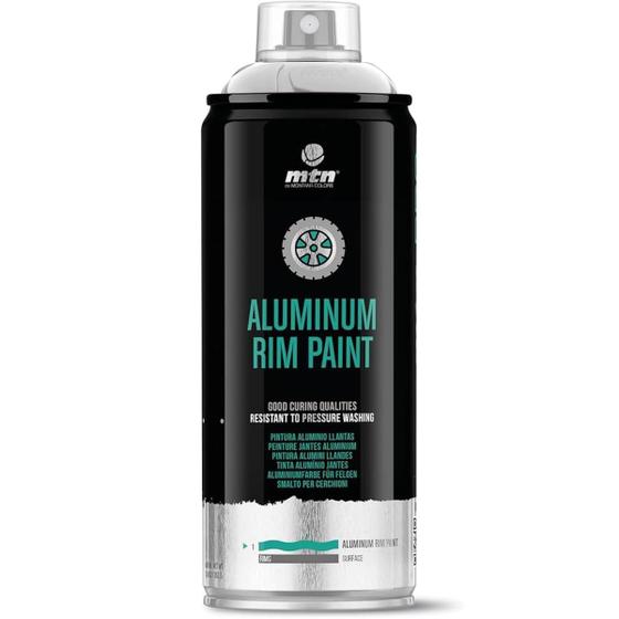 Tinta Spray Para Aros E Rodas Aluminum Rims 400Ml Pro Mtn - Montana ...