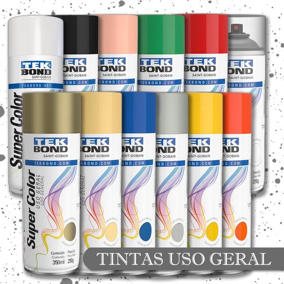 TINTA SPRAY USO GERAL 350ml - TEKBOND - Tinta Spray - Magazine Luiza