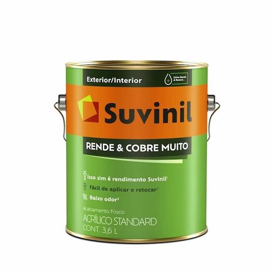 Tinta suvinil rende cobre muito fosco 3,6l cromo suave 50517303 - Tinta ...