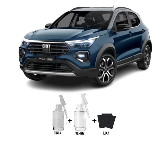 Tinta Tira Risco Automotivo Azul Amalti Fiat + Verniz 15ml - Sherwin ...