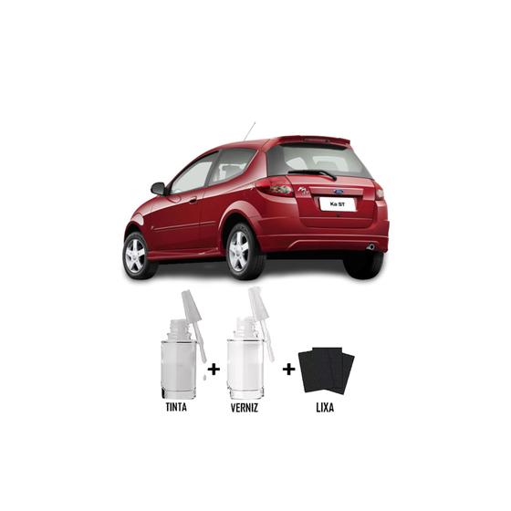 Tinta Tira Risco Automotivo Vermelho bari Ford+ Verniz 15ml - Sherwin ...