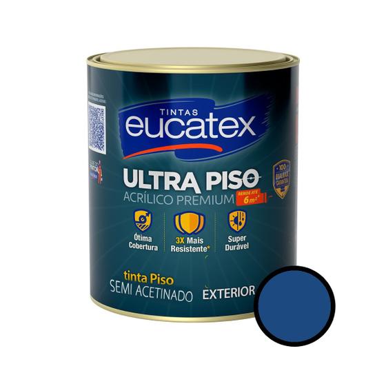 Tinta Ultra Piso Acrílica Premium Azul 900ml Eucatex - Tinta para ...