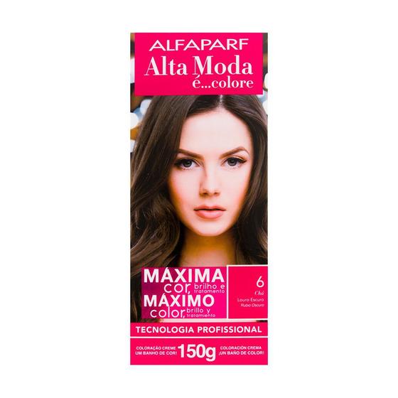 Tintura Altamoda 6.0 Louro Escuro Máxima Cor Brilho 150g - Alta Moda ...