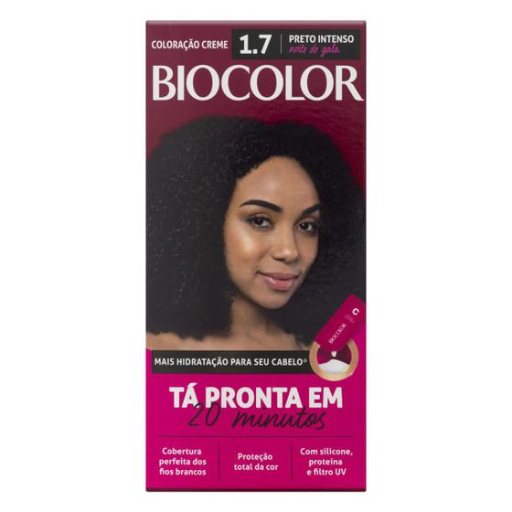 Tintura Biocolor 1.7 Preto Intenso Noite De Gala - Tinta de Cabelo ...