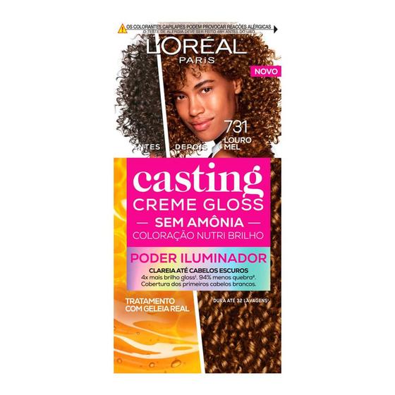 Tintura Casting Creme Gloss Sem Amônia L'oréal Paris Poder Iluminador ...