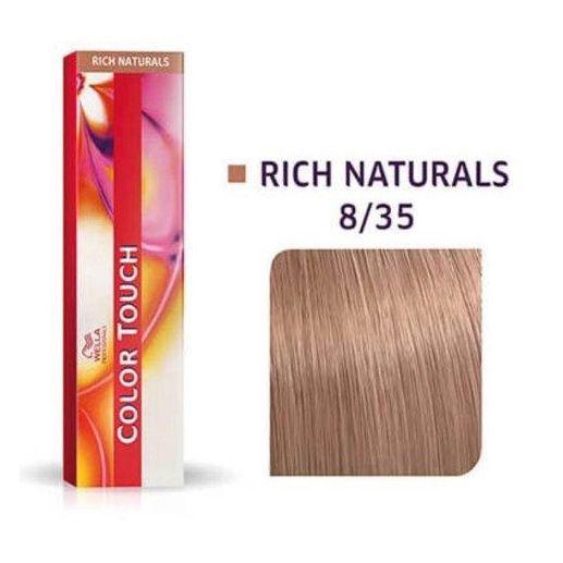 Tintura Color Touch 8/35 Loiro Claro Dourado Cajú 60g Wella - Tinta de ...