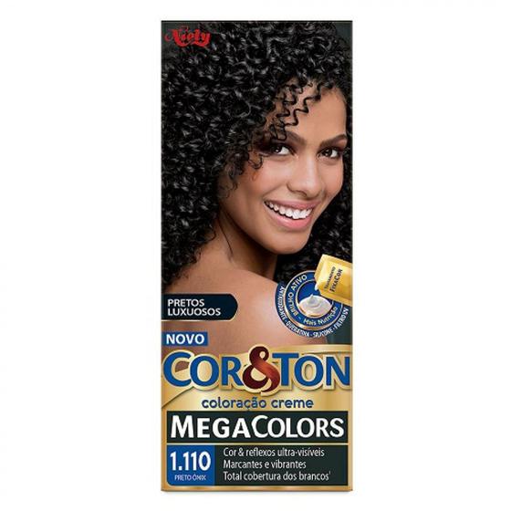 Tintura cor&ton 1.110 preto onix - COR E TON - Tinta de Cabelo ...