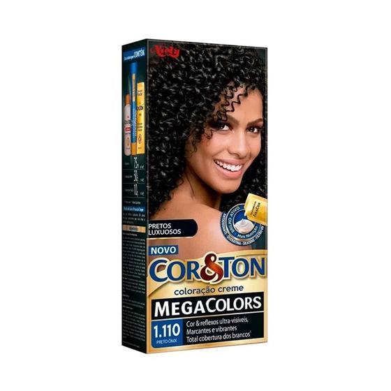 Tintura Cor&Ton 1.110 Preto Onix - COR E TON - Tinta de Cabelo ...