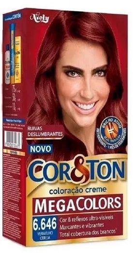 Tintura Cor & Ton Niely Cosméticos Mega Colors - 6.646 - Tinta de ...
