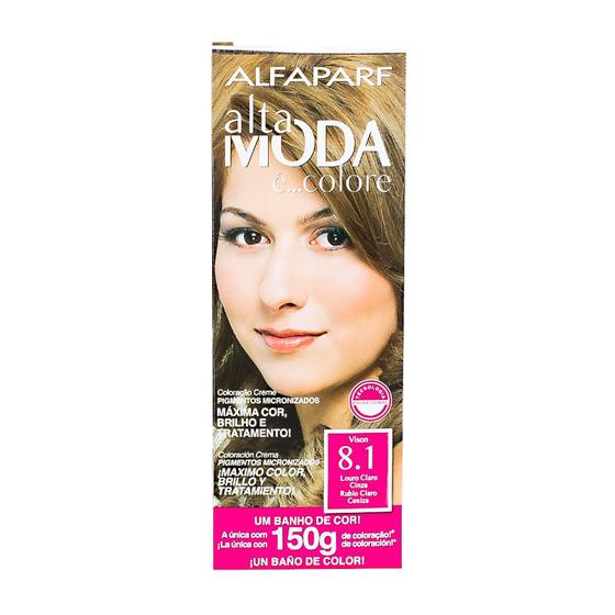 Tintura Creme Altamoda Alfaparf Vison 8.1 Kit - Alta Moda - Tinta de ...