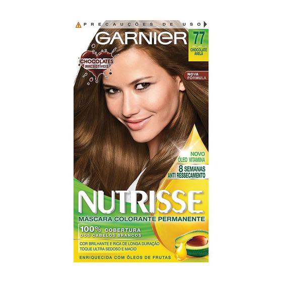 Tintura Creme Nutrisse Garnier Louro Ivete 77 Kit - Tinta de Cabelo ...