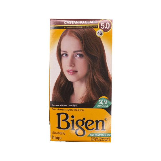 Tintura Permanente Em Pó Bigen 5.0 - Tinta de Cabelo - Magazine Luiza