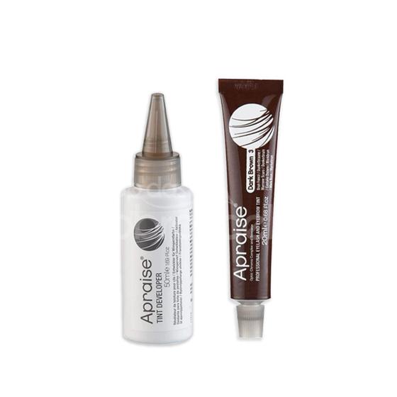 Tintura Sobrancelha Dark Brown 3.0 20ML + Oxidante Apraise - Maquiagem ...