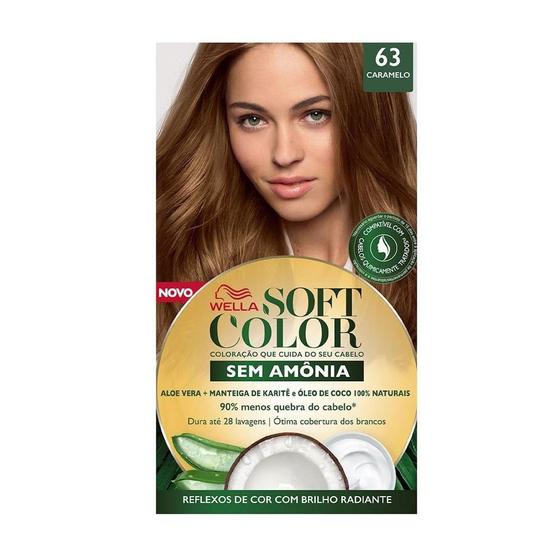 Tintura Soft Color 63 Caramelo 55g - Tinta de Cabelo - Magazine Luiza