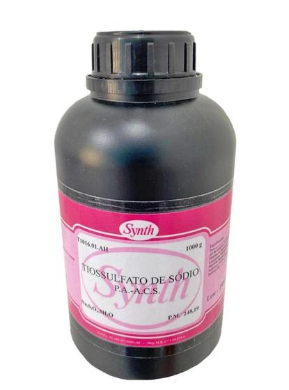 Tiossulfato De Sódio Pa 1 Kg - Synth Hipossulfito Sódio - Labsynth ...