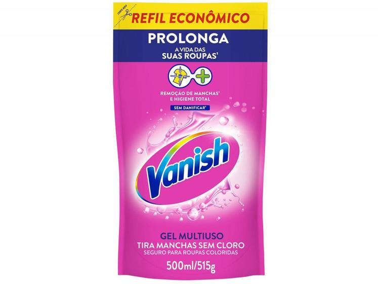 Tira Manchas Vanish Multiuso em Gel - para Roupas Coloridas Refil 500ml ...