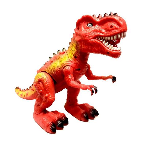 Tiranossauro Rex Do Valley Anda com Som Projeção Luz e Bota Ovo ...