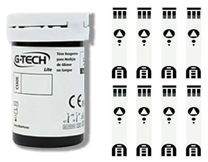 Tiras Reagentes G-Tech Free Lite- Glicemia 50 Unidades - Tiras para ...