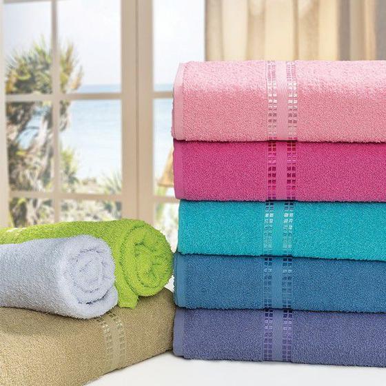 Toalha de Banho Margex Celine 04 Unidades - Toalha de Banho - Magazine Luiza