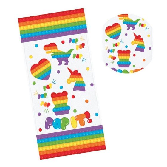 Toalha De Banho Natação Praia Piscina Infantil Seca Rápido Para Menina ...