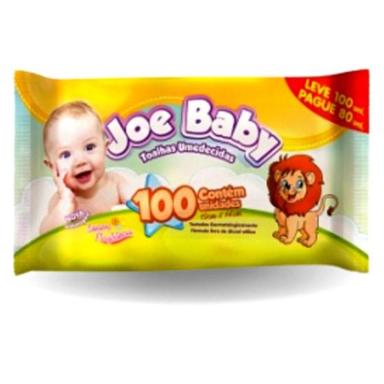 Toalhas Umedecidas Lenços Joe Baby Bebe Infantil 100Un - Toalha ...