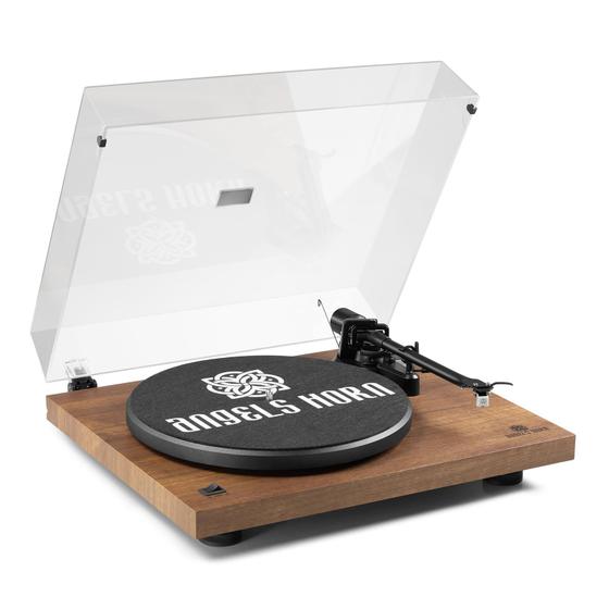 Toca-Discos de Vinil ANGELS HORN AT-3600L com Bluetooth - Mesa ...